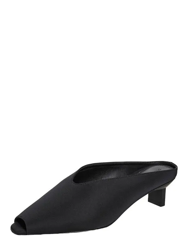 ST. AGNI Linea Heels - Black