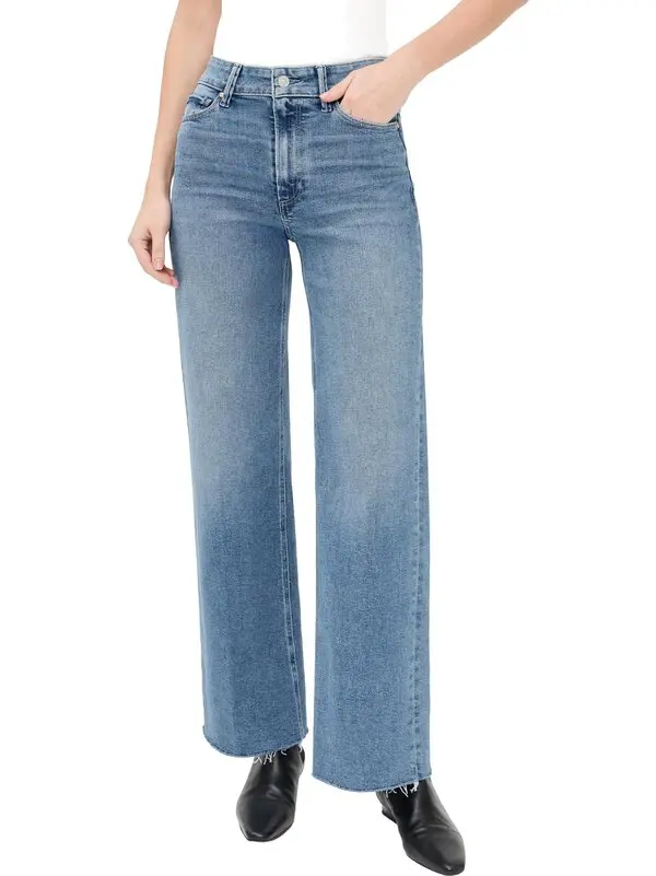 Paige Anessa Raw Hem Jeans - Big Sky