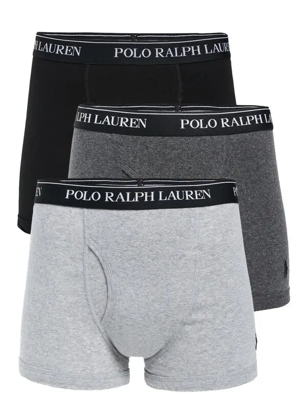 Polo Ralph Lauren Classic Fit Cotton Trunks 3-pack - Andover/madison/polo Black