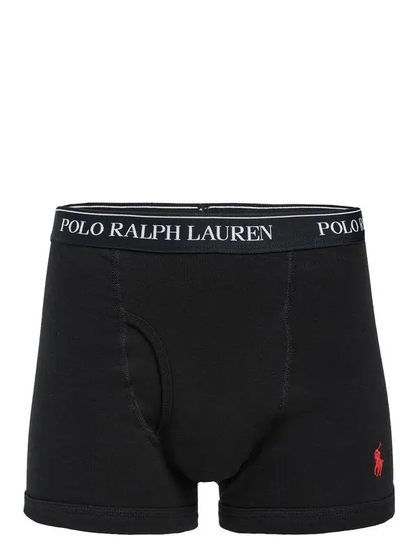 Polo Ralph Lauren Classic Fit Cotton Trunks 3-pack - Polo Black