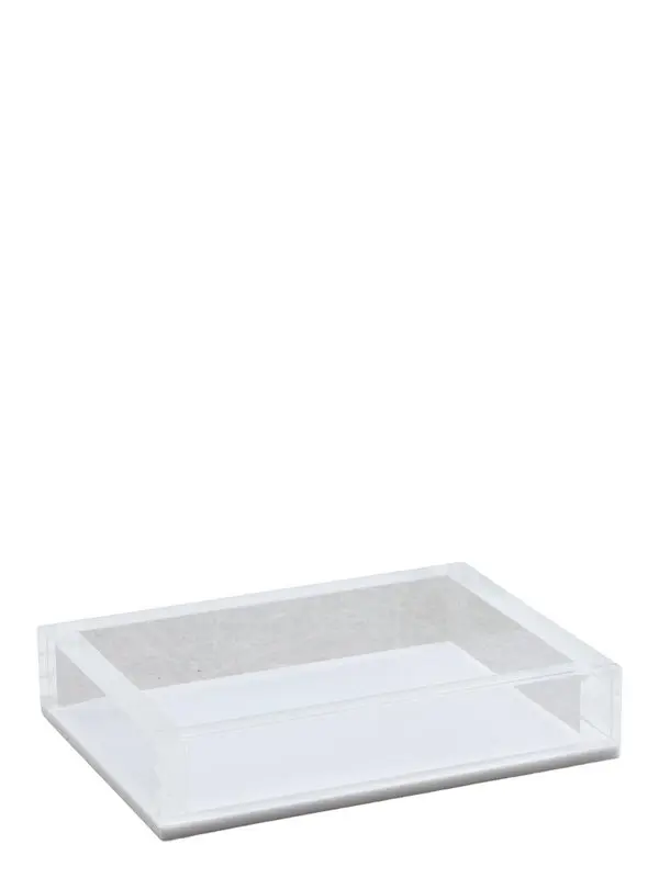 TIZO DESIGN Acrylic Soap Dish - Solid White