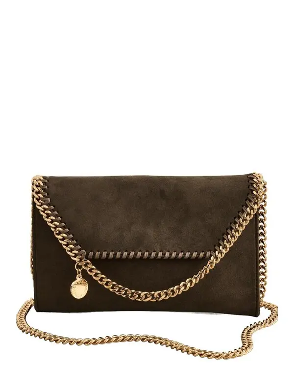 Stella McCartney Falabella Wallet Chain Crossbody Bag - Moka