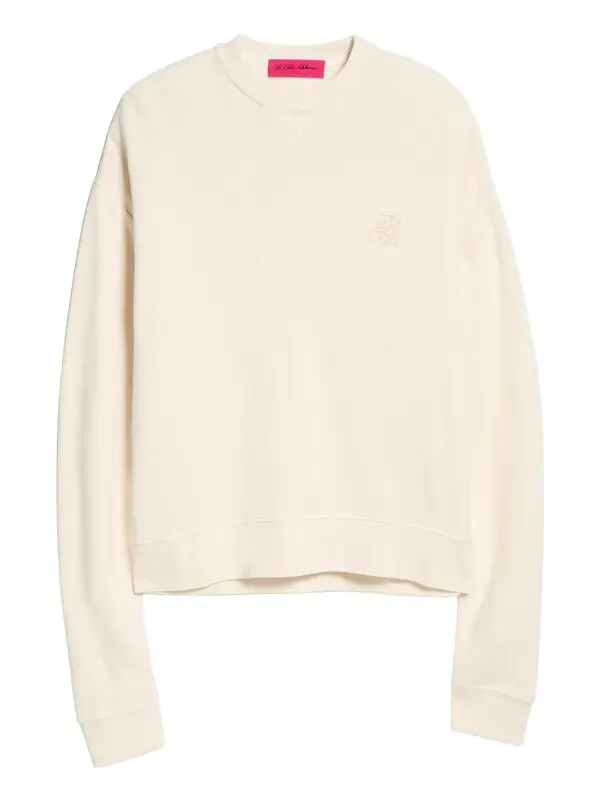 THE ELDER STATESMAN Daily Crew Neck Sweater - Ecru