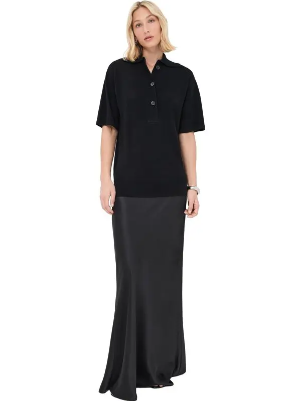 Christopher Esber Monument Polo Tee Dress - Black