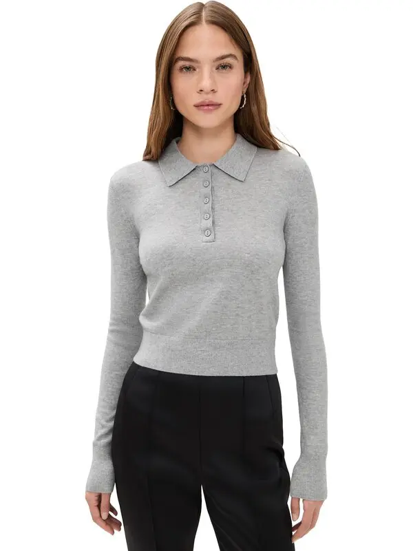 FAVORITE DAUGHTER The Cleo Top - Heather Grey