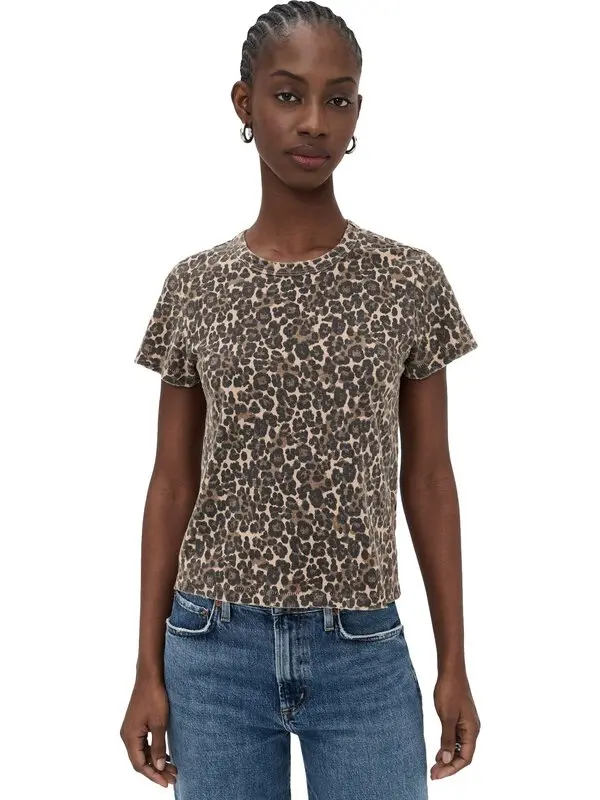 AMO Print Jersey Tee - Leopard