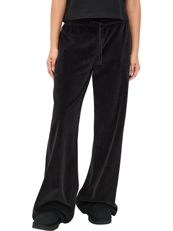 ATM Anthony Thomas Melillo Velour Flare Pants - Black