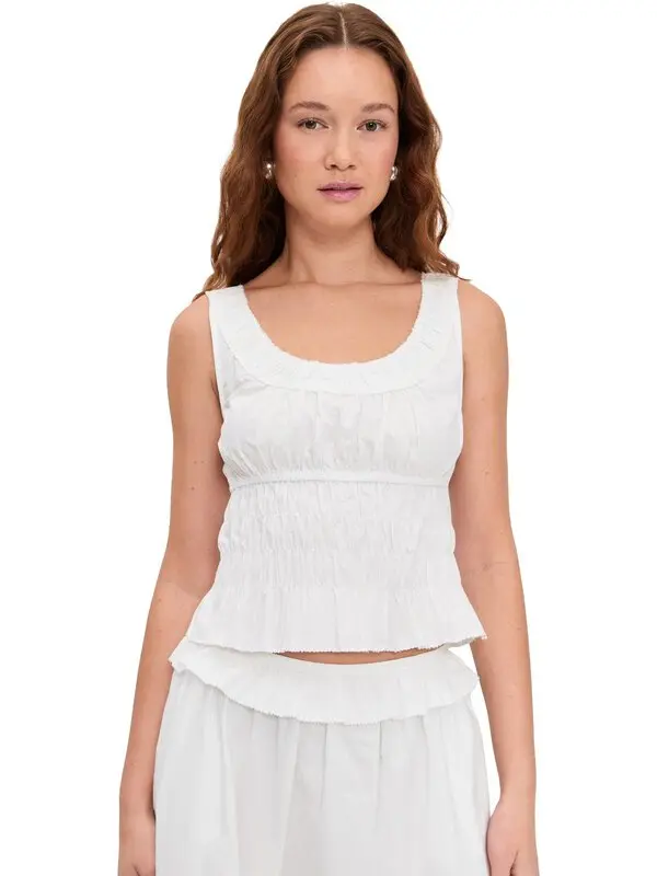 Ciao Lucia Louisa Top - White