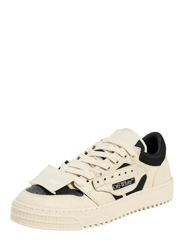Off-White 3.0 Off Court Low Top Sneakers - Beige/black