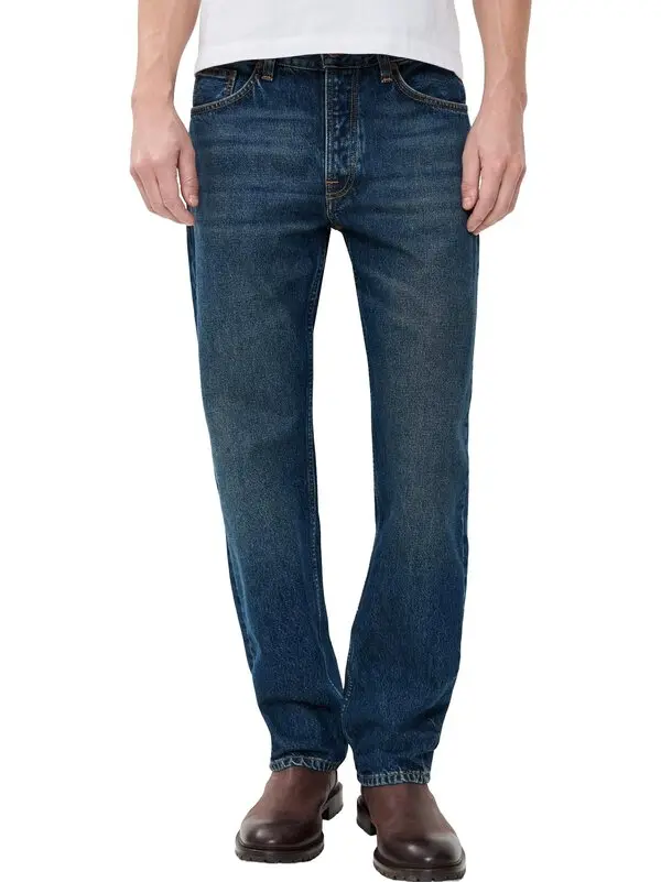 Nudie Jeans Rad Rufus Relaxed Straight Jeans - Blue Soil