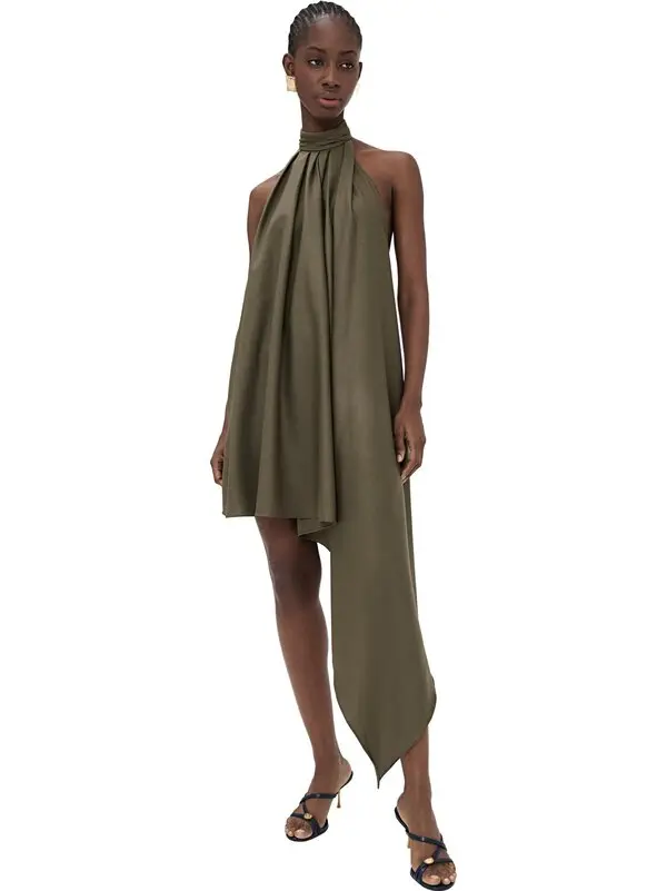 Ronny Kobo Fleur Midi Dress - Burnt Olive