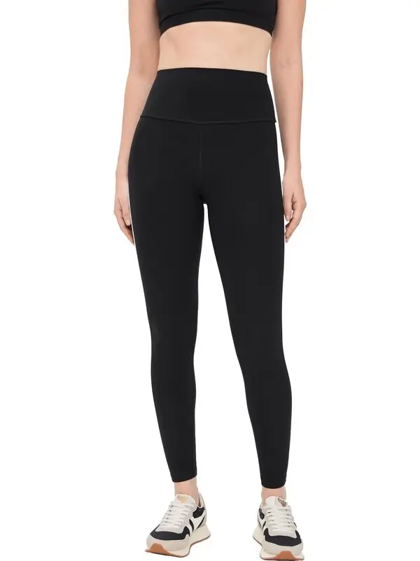 Splits59 Amber Airweight High Waist 7/8 Ankle Leggings - Black/white