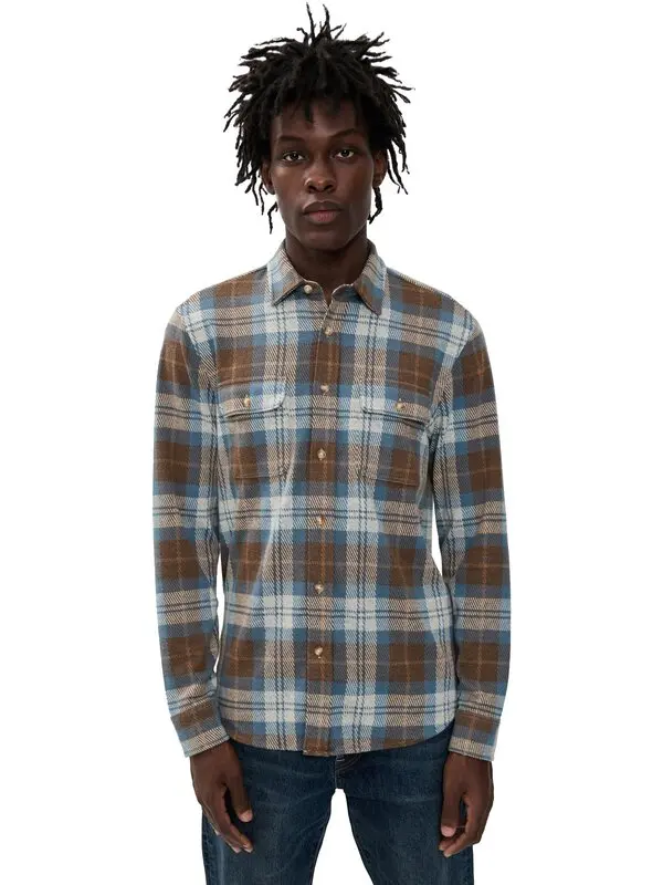 Faherty Brand Legend Flannel-inspired Shirt - Bear River Plaid