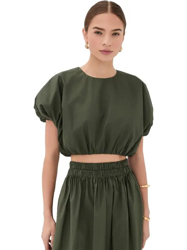Mikoh Opihi Poplin Top - Loden
