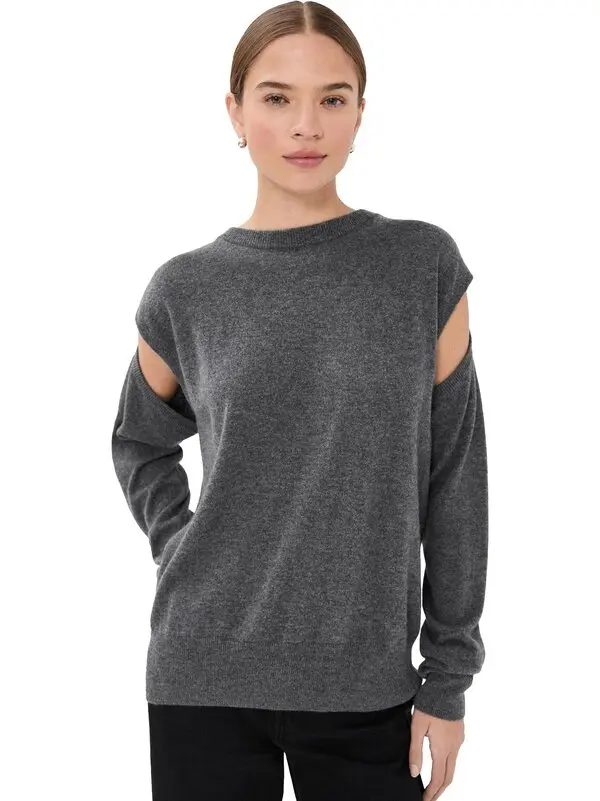 LISA YANG Othelia Cashmere Sweater - Graphite