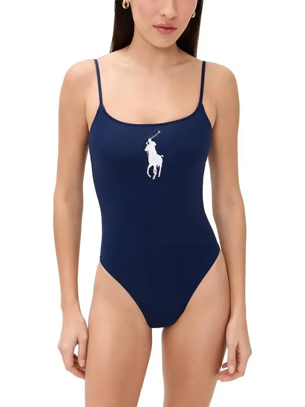 Polo Ralph Lauren Kennedy One-piece Swimsuit - Navy