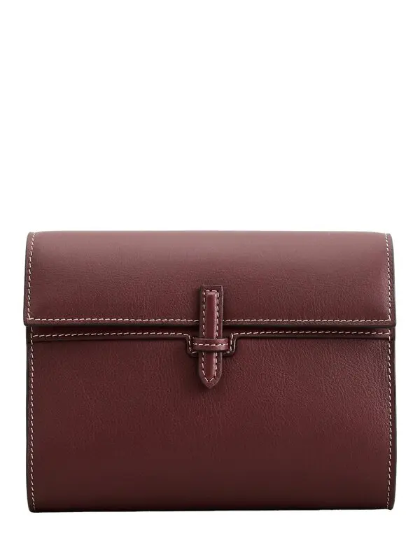 HUNTING SEASON Small Soft Clutch - Burgundy