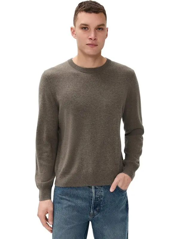 NILI LOTAN Julius Cashmere Sweater - Army Grey