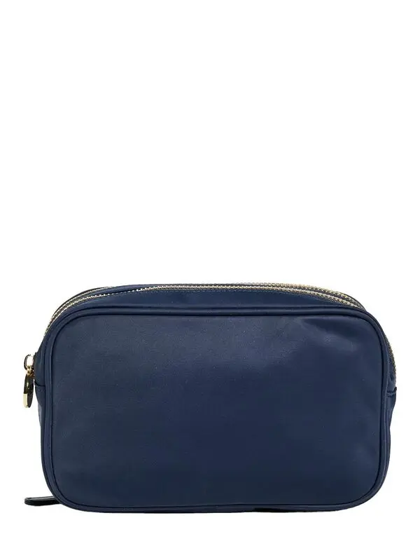 Stoney Clover Lane Double Zipper Pouch - Sapphire