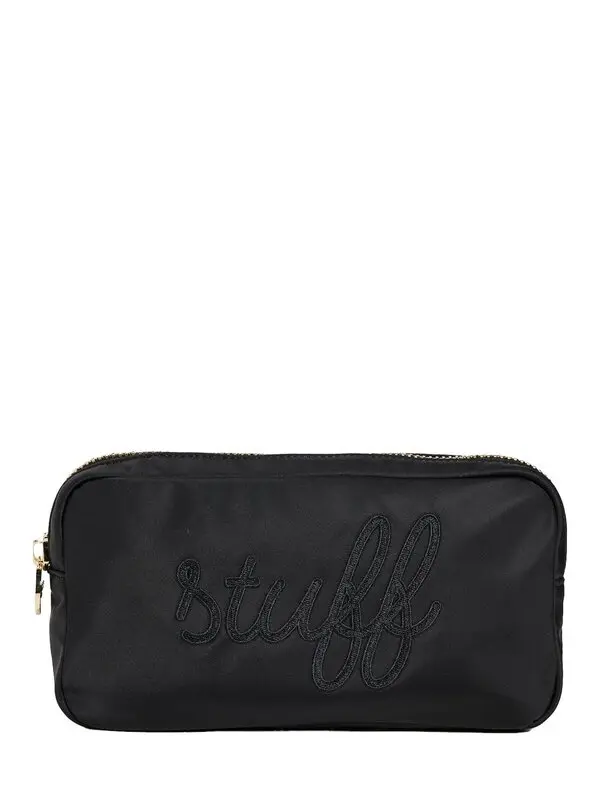 Stoney Clover Lane Embroidered Small Pouch - Noir