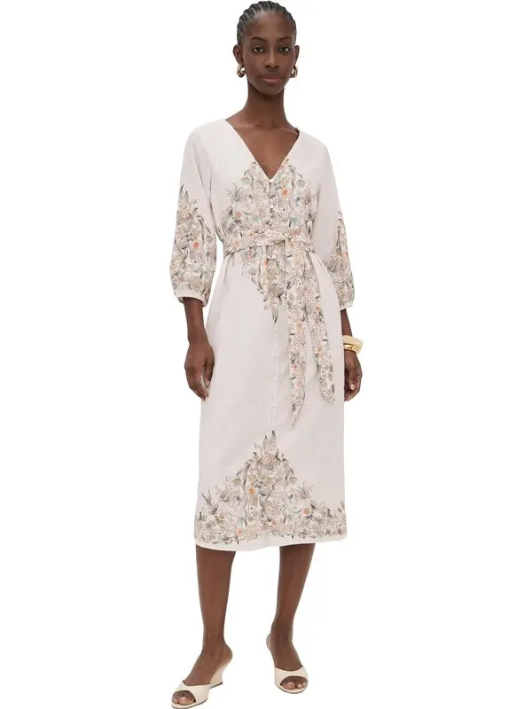 CLEOBELLA Seema Midi Dress - Bella Mer Print
