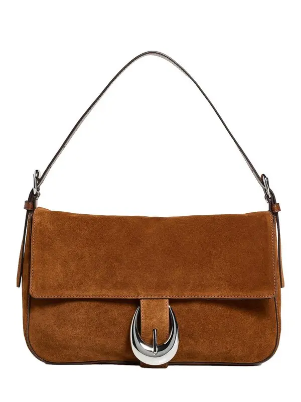 Staud Harlow Medium Shoulder Bag - Tabac