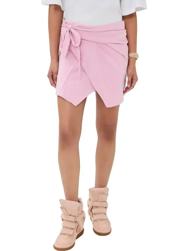 Isabel Marant Berenice Wrap Skirt - Pale Pink