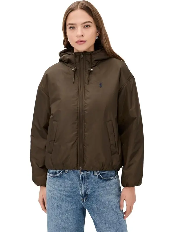 Polo Ralph Lauren Recycled Polyester Puffer Jacket - Dark Beech