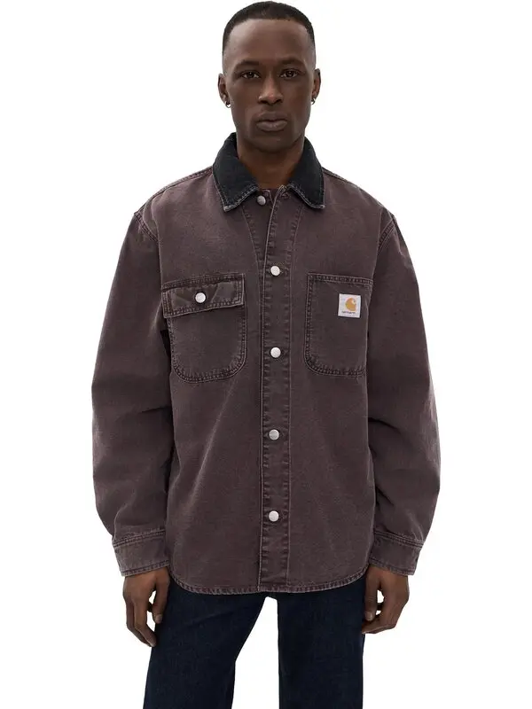 Carhartt Work In Progress Mitch Shirt Jacket - Palisander/black