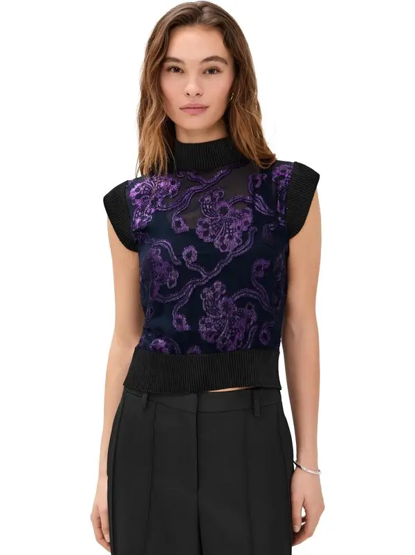 Rachel Comey Orin Top - Midnight Purple