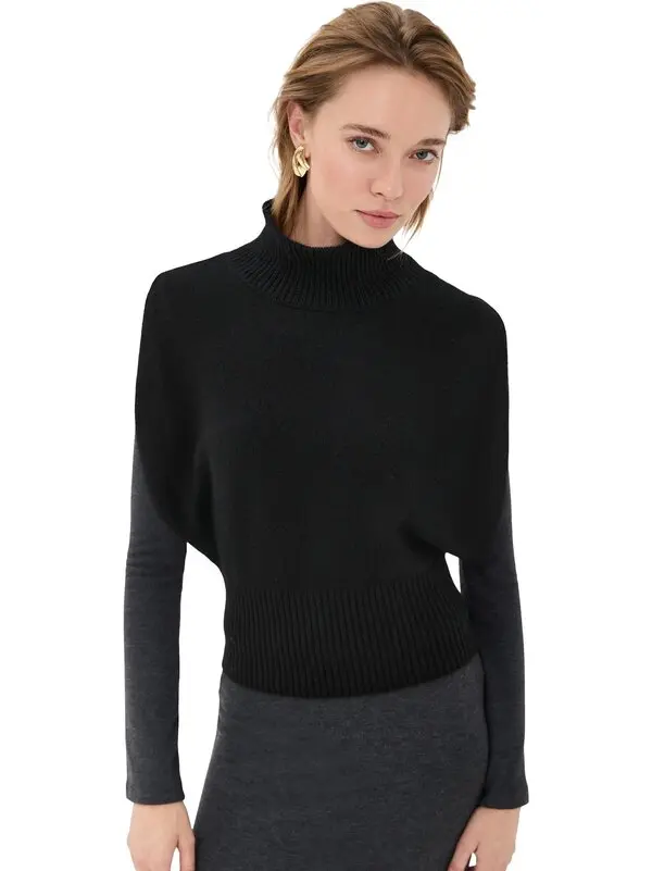 LISA YANG Zaya Cashmere Top - Black