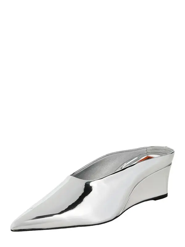 SIMONMILLER Pointed Gala Wedges - Silver