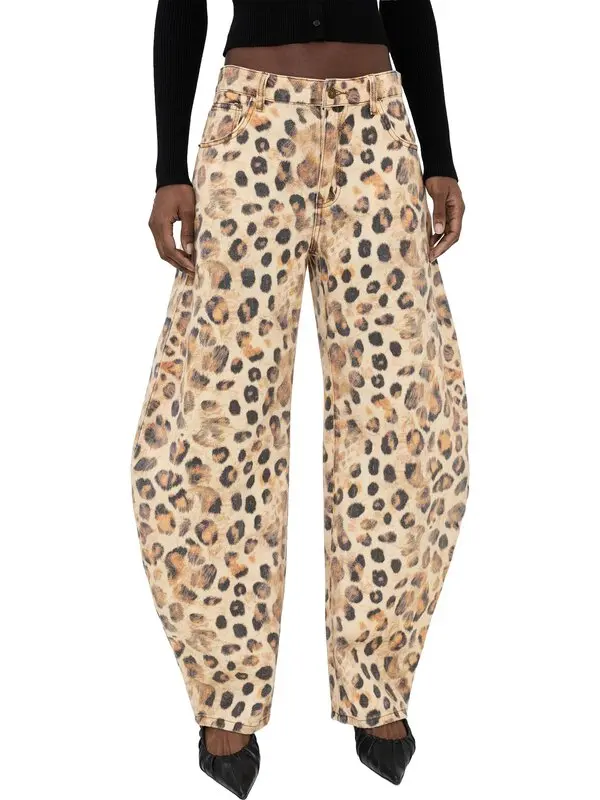 Lioness Horseshoe Jeans - Leopard
