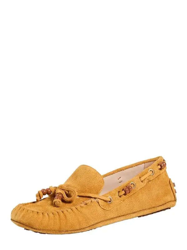 Farm Rio Tassel Moccasins - Ocher
