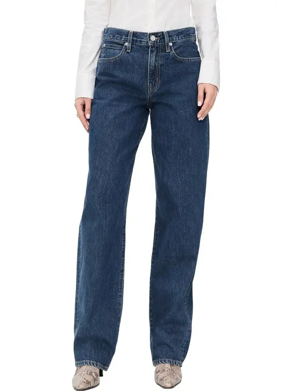 SLVRLAKE Tess Long Straight Leg Jeans - Fool Me Once