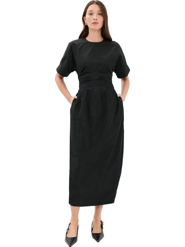 Staud Michelina Maxi Dress - Black