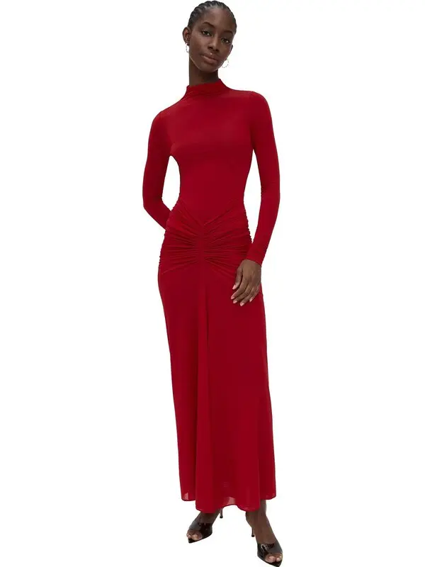 Ronny Kobo Scorpio Maxi Dress - Red
