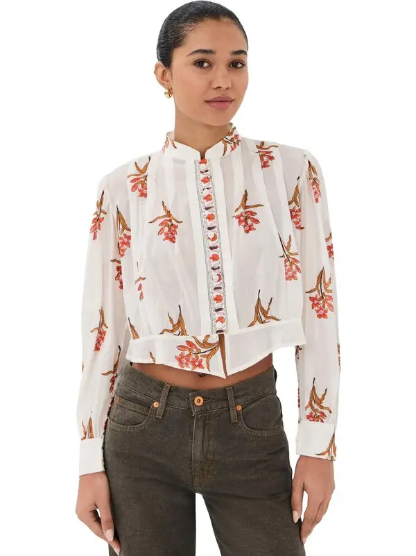 Alix Of Bohemia Ryland Floral Print Shirt - Off-white