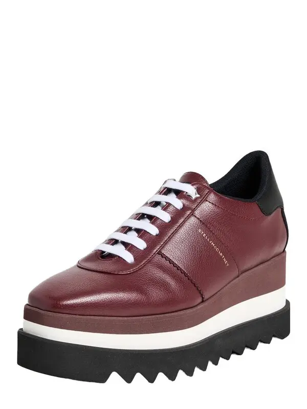 Stella McCartney Sneakelyse Platform Sneakers - Burgundy
