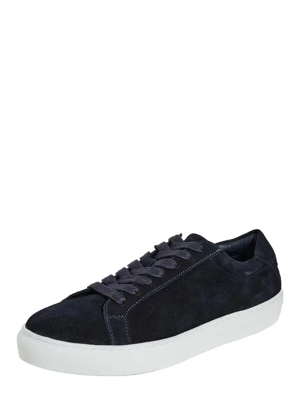 LES DEUX Theodor Suede Sneakers - Dark Navy