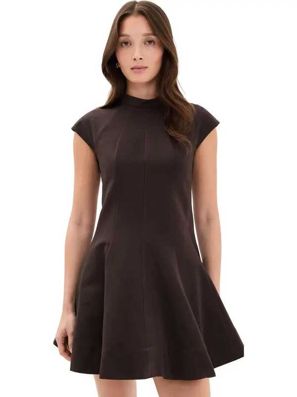 Staud Ellie Mini Dress - Earth