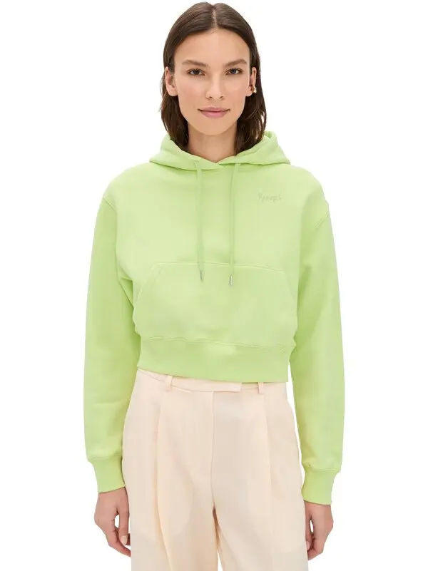 Renggli Mid-weight French Terry Hoodie - Lime