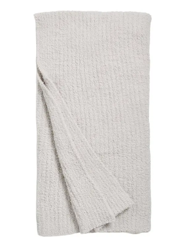 Barefoot Dreams Cozychic Ribbed Throw - Almond