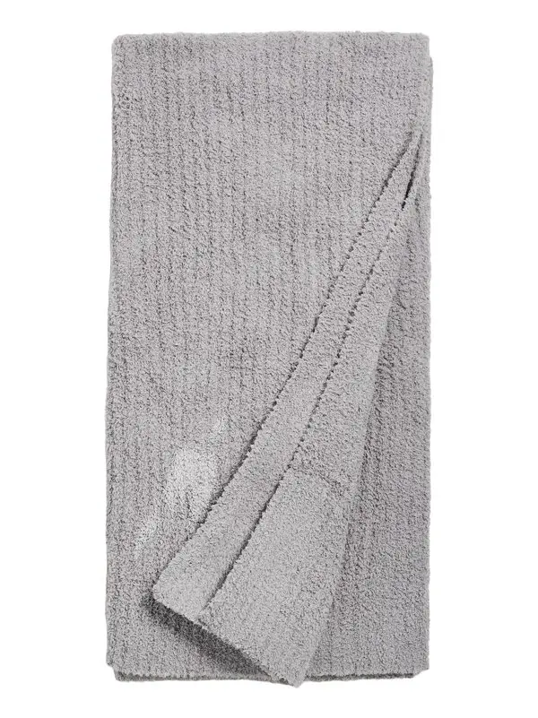Barefoot Dreams Cozychic Ribbed Throw - Dove Grey