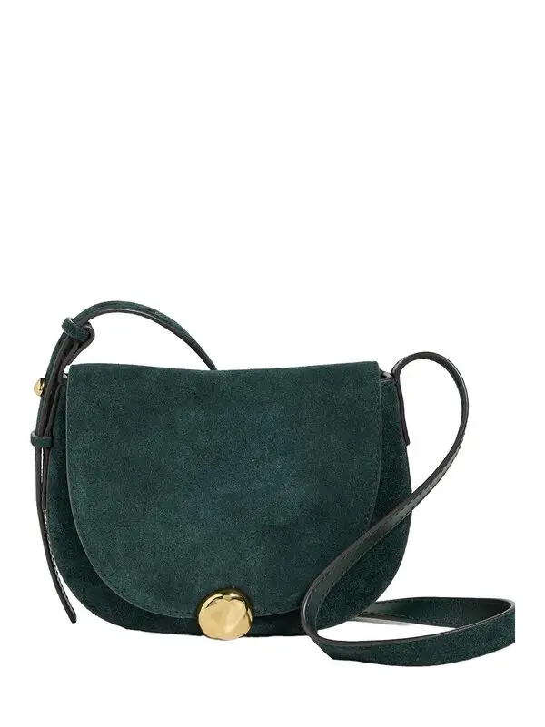 Madewell Dakota Saddle Crossbody Bag - Midnight Forest