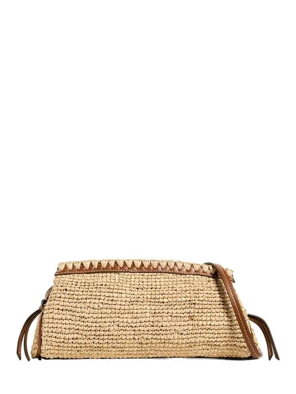 Staud Maude Convertible Clutch - Natural/tan