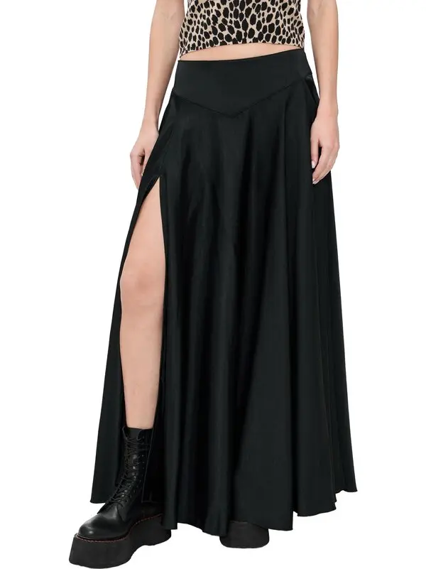 Free People Chilco Maxi Skirt - Black