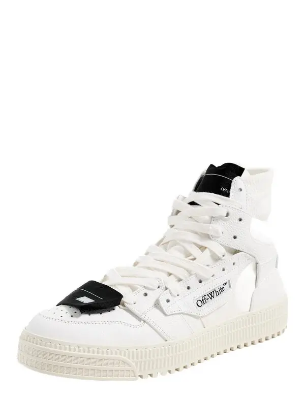 Off-White High-top 3.0 Off Court Sneakers - White/black