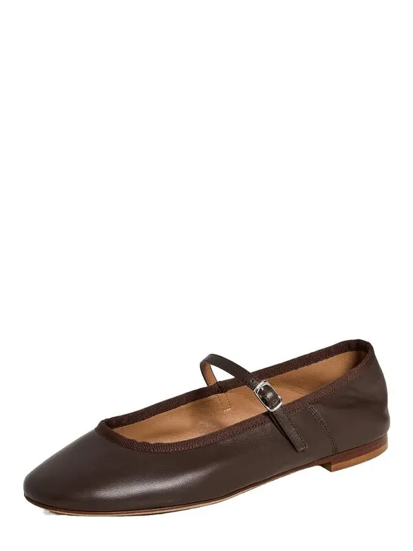 MANSUR GAVRIEL Dance Mary Janes - Chocolate