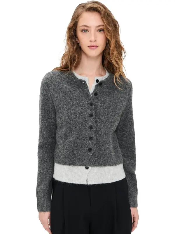 4TH & RECKLESS Terry Cardigan - Grey